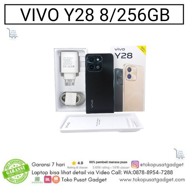 Jual VIVO Y28 8/256 GB 8 256 RAM 8GB/256GB Garansi | Shopee Indonesia