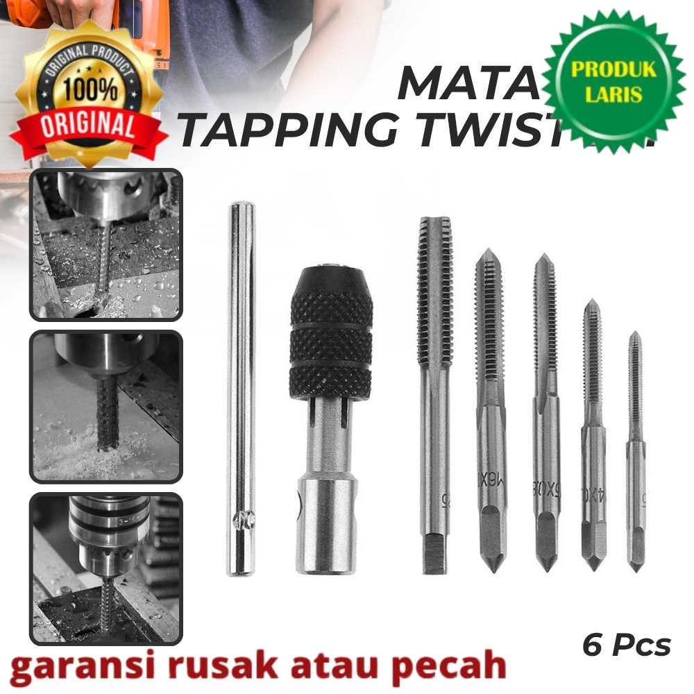 Jual Mata Bor Wrench Drill Plus Tapper Handtap Mur Metric To Perbaikan ...