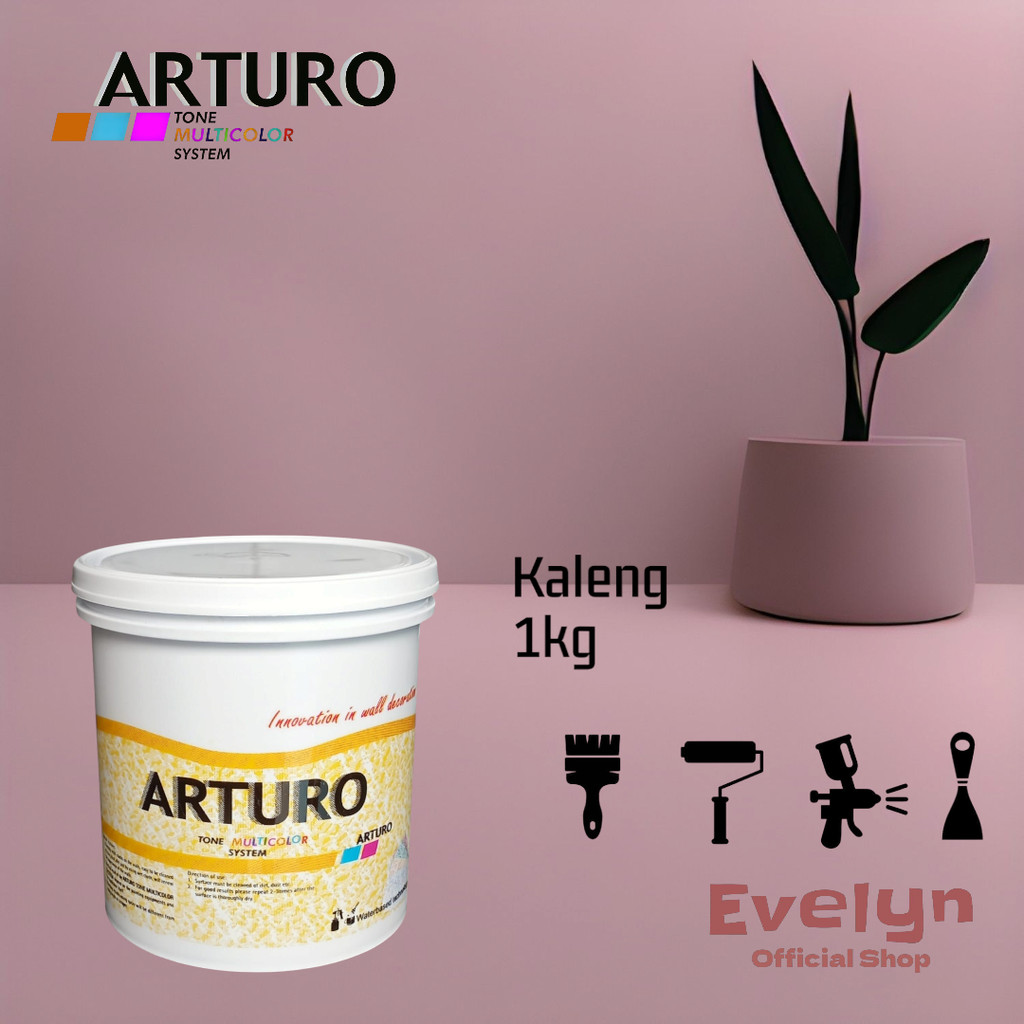 Jual ARTURO Texture Based Light Grey TB 03 LG Klg 1kg Tekstur Base 03LG ...