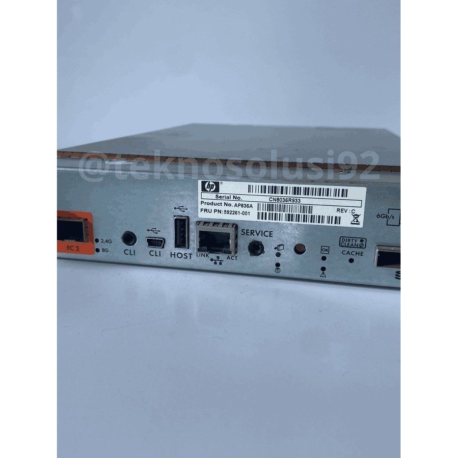Jual HP MSA P2000 Array FC Controller Module Fibre Channel AP836A ...