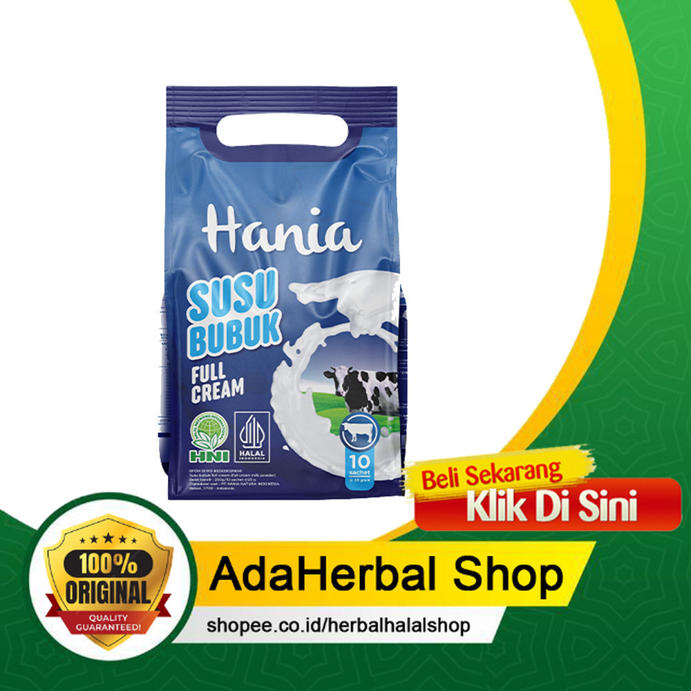 Jual Hania Susu Sapi Bubuk Full Cream - HNI HPAI HNhh0 | Shopee Indonesia