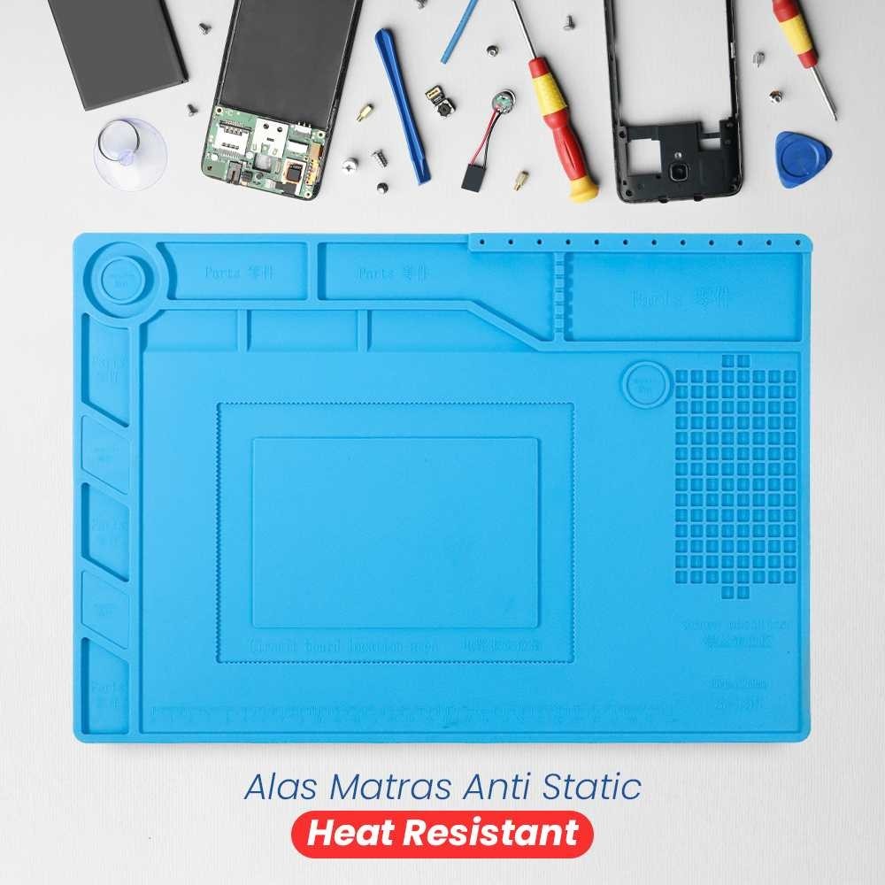 Jual ESD Alas Matras Anti Static Soldering Mat Heat Resistant Magnetic ...