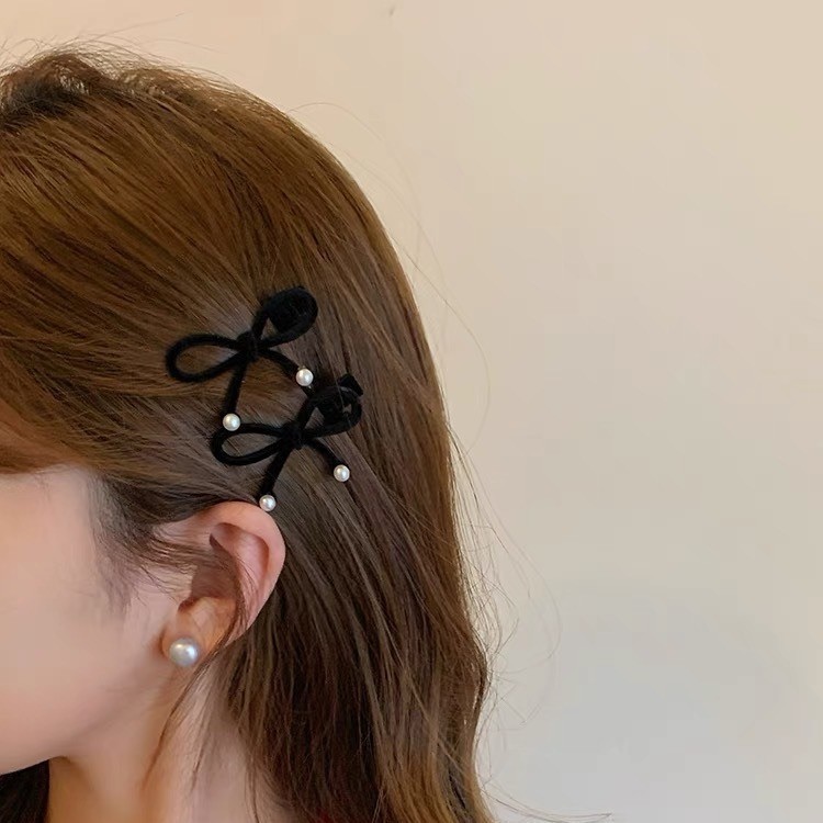 Jual Town Shell - Kawaii Bow Mini Korean Hair Clip / Jepit Rambut Kecil ...