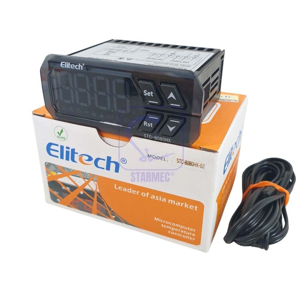 Jual Thermostat Digital STC-8080HX Elitech Temperature Controller Original Elitech | Shopee ...