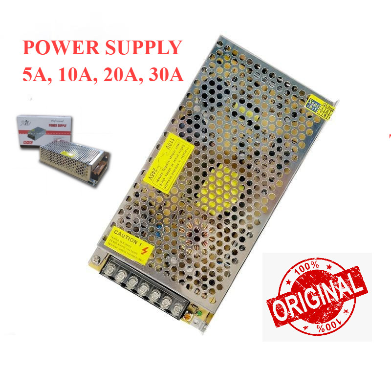 Jual Power Supply PSU 12V Jaring Kamera CCTV 5A 10A 20A 30A | Shopee Indonesia