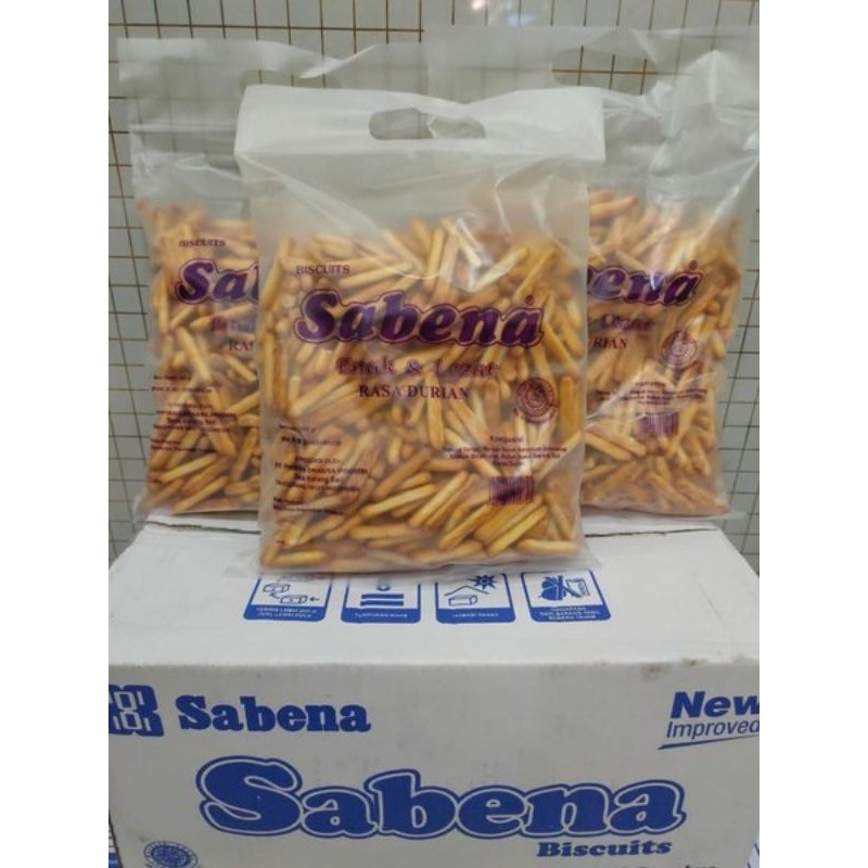 Jual BISCUIT SABENA 400 gr ROTI STIK RASA DURIAN 400gram | Shopee Indonesia