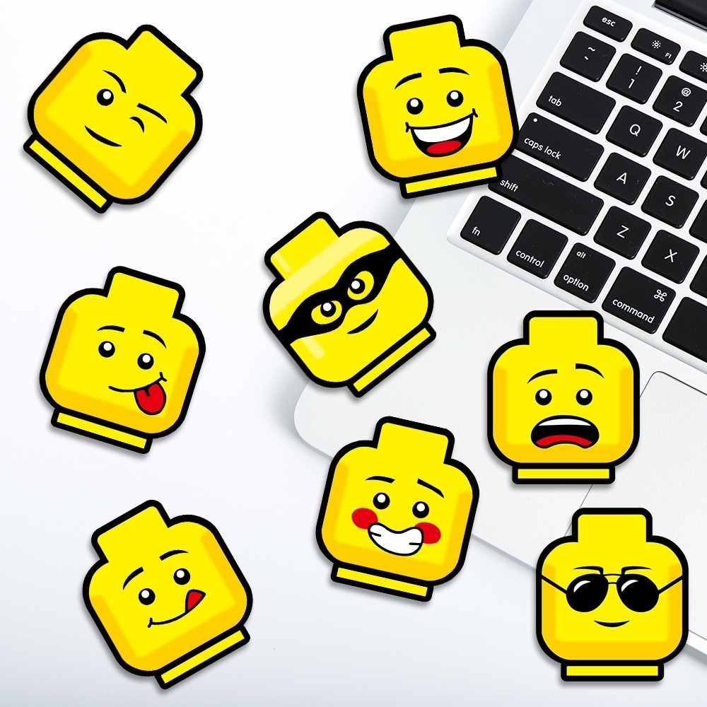 Jual LEGO Lego Toys Cartoon Building Blocks Expression Package ...