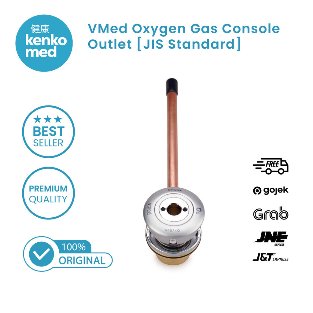 Jual KenkoMed - VMed Oxygen Gas Console Outlet [JIS Standard] | Shopee ...