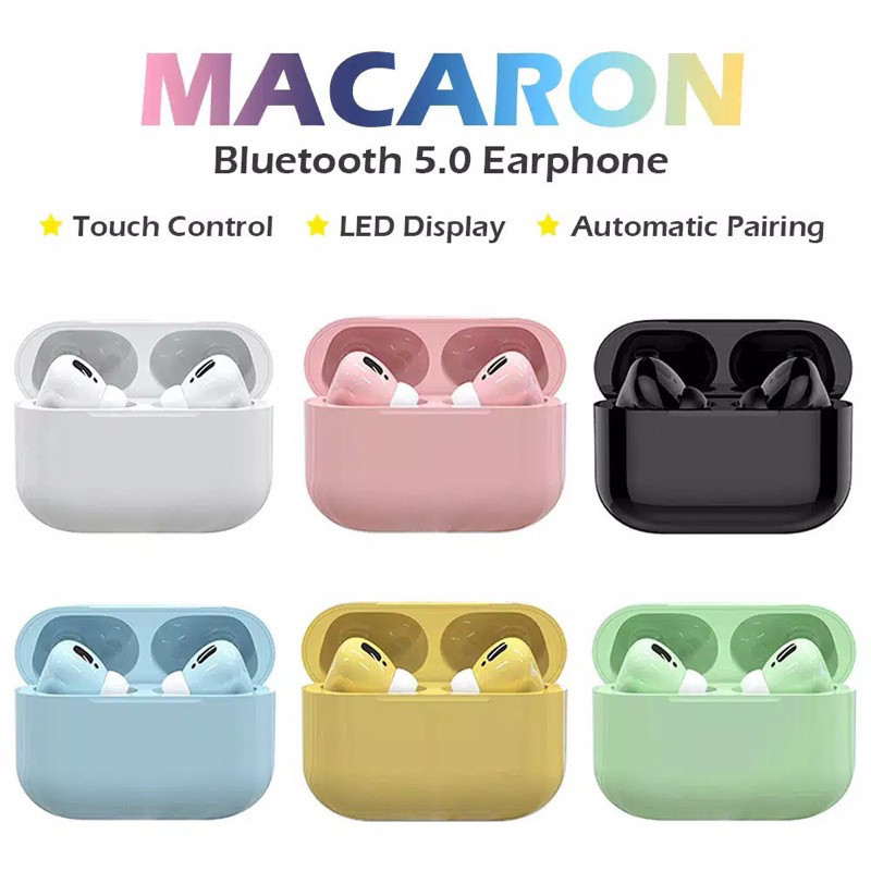 Jual Headset Macaron i13 Air 3 Pro Wireless Headphone Bluetooth ...