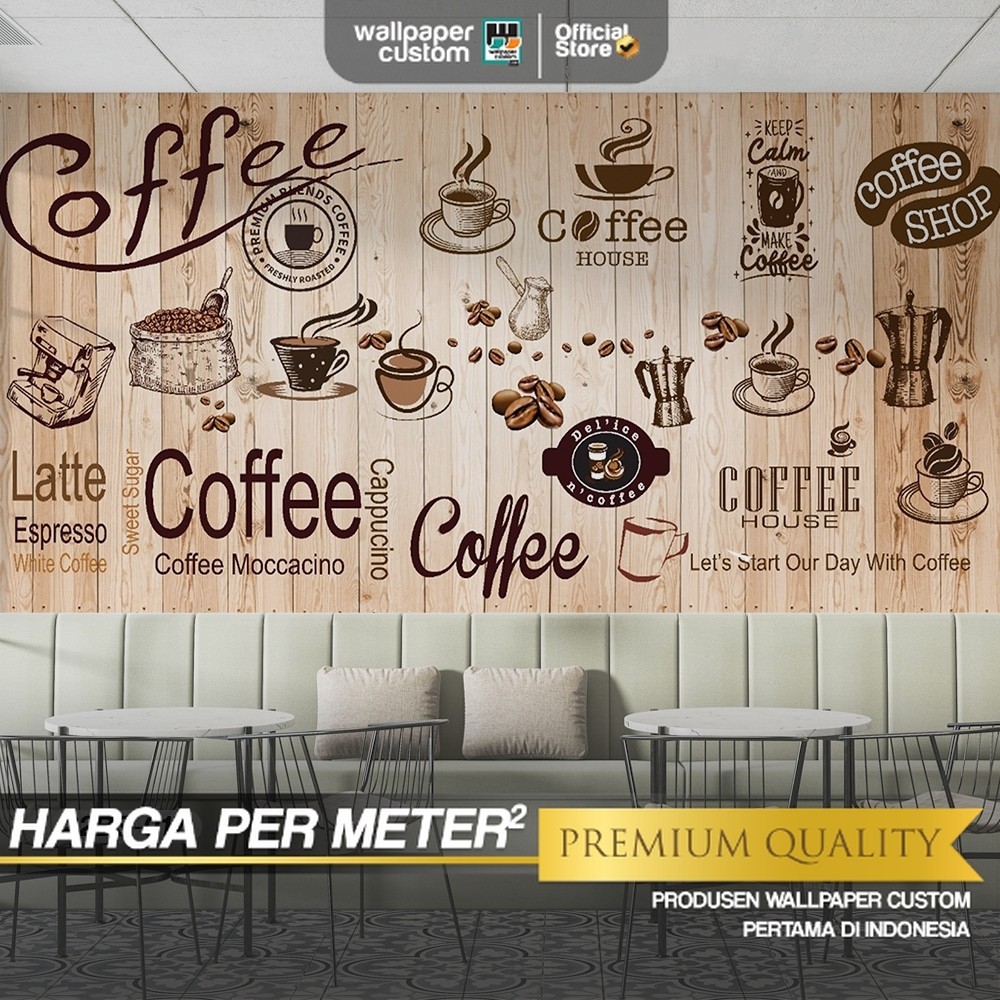 Jual Wallpaper Custom - Wallpaper Custom Restoran / Cafe - Wallpaper ...