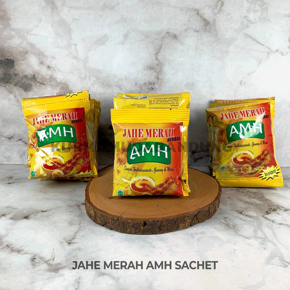 Jual JAHE MERAH AMH HERBAL ORIGINAL 1 RENCENG ( 10pcs ) | Shopee Indonesia