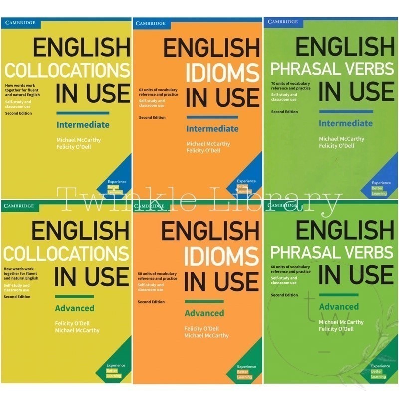 Jual BUKU FISIK English Collocations / Idioms / Phrasal Verbs in Use - Intermediate / Advanced ...