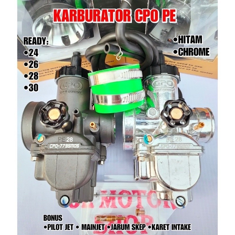 Jual Karbu Karburator NGO CPO PE 24 PE 26 PE 28 PE 30 P Racing Carbu Carburetor PE24 PE28 PE30 ...