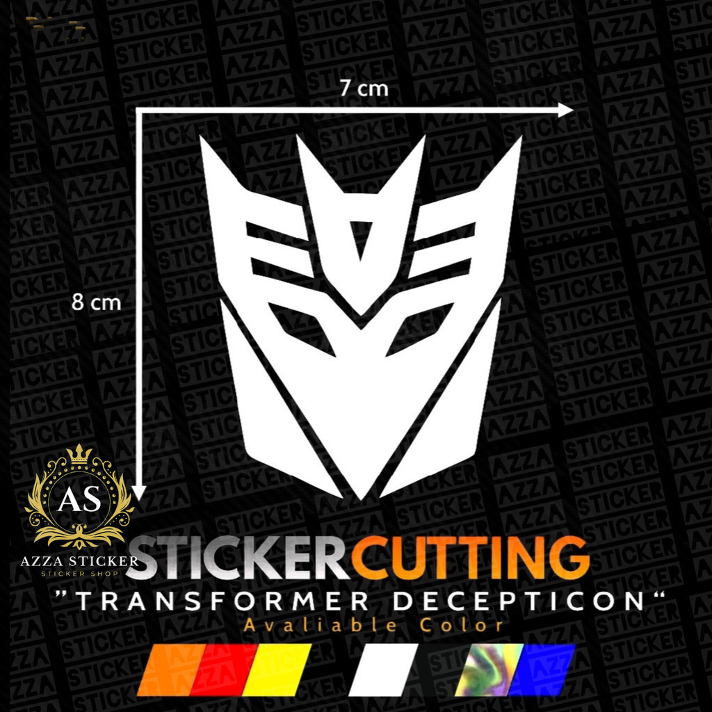 Jual STICKER TRANSFORMERS DECEPTICON LOGO EMBLEM STIKER CUTTING VIRAL ...