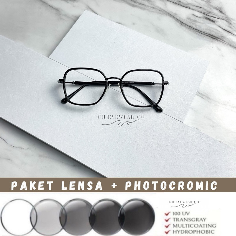 Jual ( Beli 1 Gratis 1 ) Kacamata Frame Wanita Violla - Bisa Minus Cyl ...