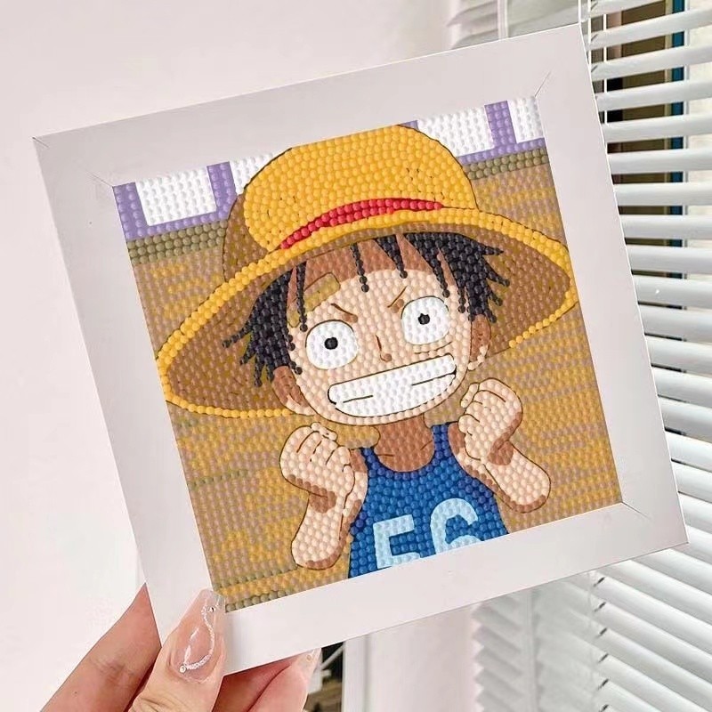 Jual [COD] DIY Diamond Painting 1 set Roronoa Zoro Luffy Karakter Full ...