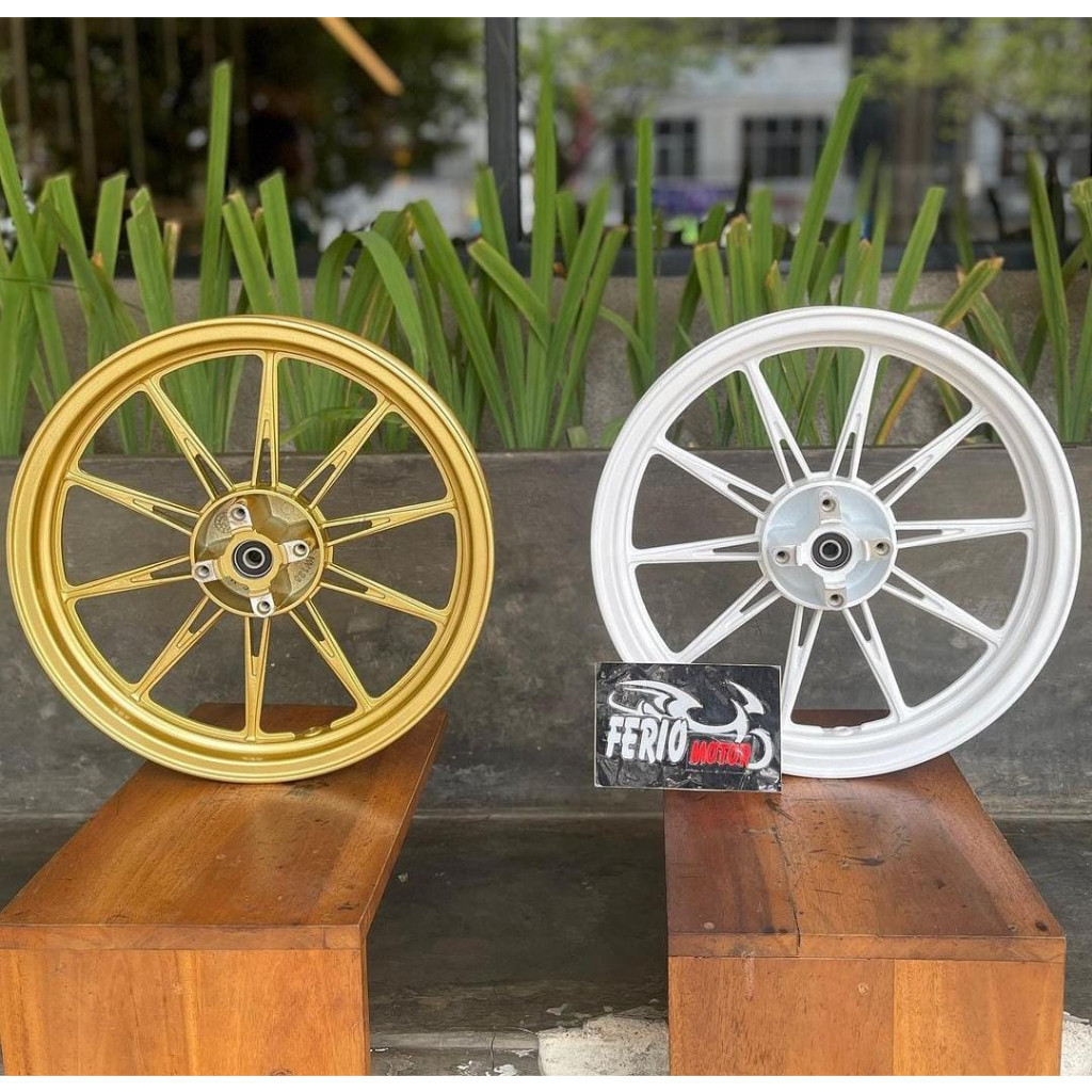 Jual Velg Venom TITAN vario 125 150 P10 185/215 Putih Gold | Shopee ...