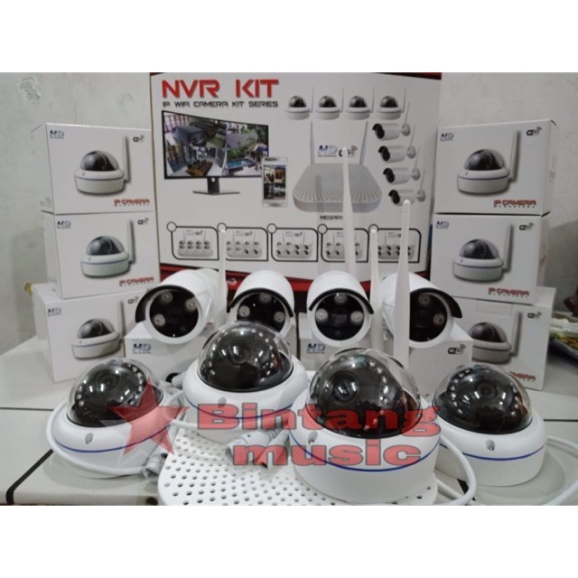 Jual PROMO SPESIAL Paket Cctv wireless 8 Channel - 2 Megapixel Ip ...