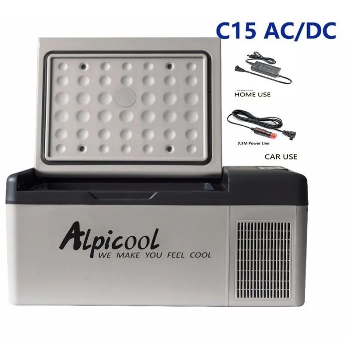 Jual alpicool C15 portable car refrigerator freezer fridge cooler box 15lt - Home&Car | Shopee ...
