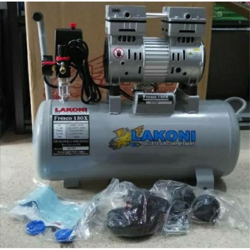 Jual Kompresor Lakoni Silent Fresco 130x Oilless | Shopee Indonesia