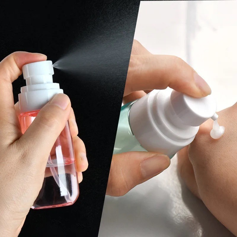 Jual Botol Pompa Semprot Transparan/Botol Semprot Plastik Botol Pompa ...