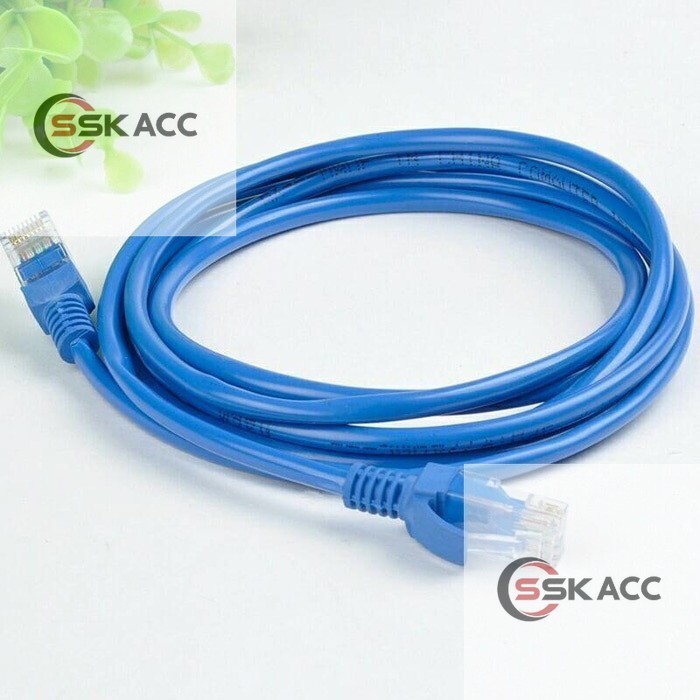 Jual Kabel LAN Internet Utp Cat5 3M Kabel Jaringan Cat 5 3 Meter SSKACC ...