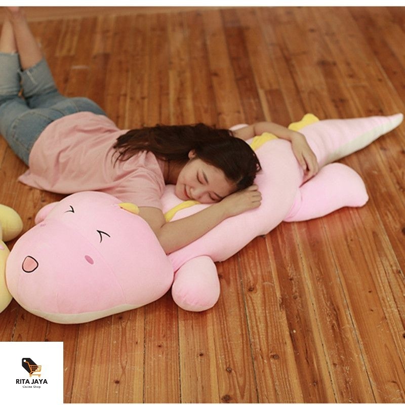 Jual FLASH SALE Boneka Guling Dinosaurus Ukuran 60cm dan 80cm Bahan ...