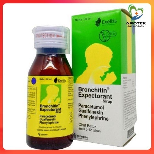 Jual BRONCHITIN EXPECTORANT SIRUP 60 ML | Shopee Indonesia