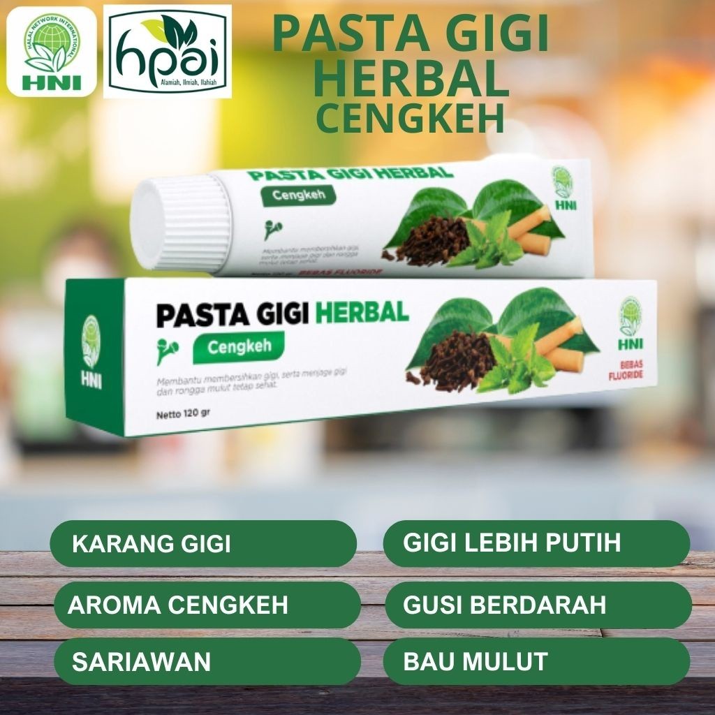 Jual Pasta Gigi Herbal Cengkeh • HNI HPAI • Isi 120 gr • Tanpa Fluoride ...
