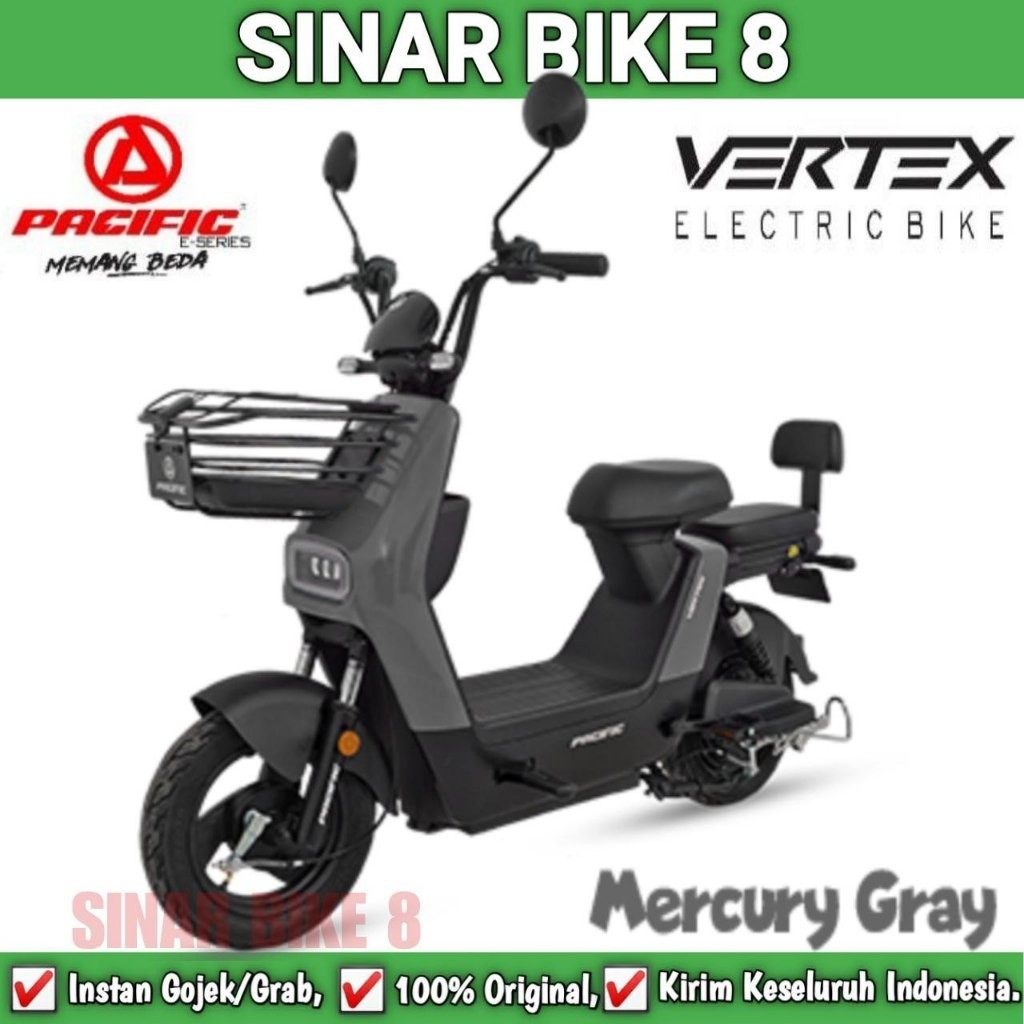 Jual Sepeda Listrik Electric E Bike PACIFIC VERTEX 650 Watt | Shopee ...
