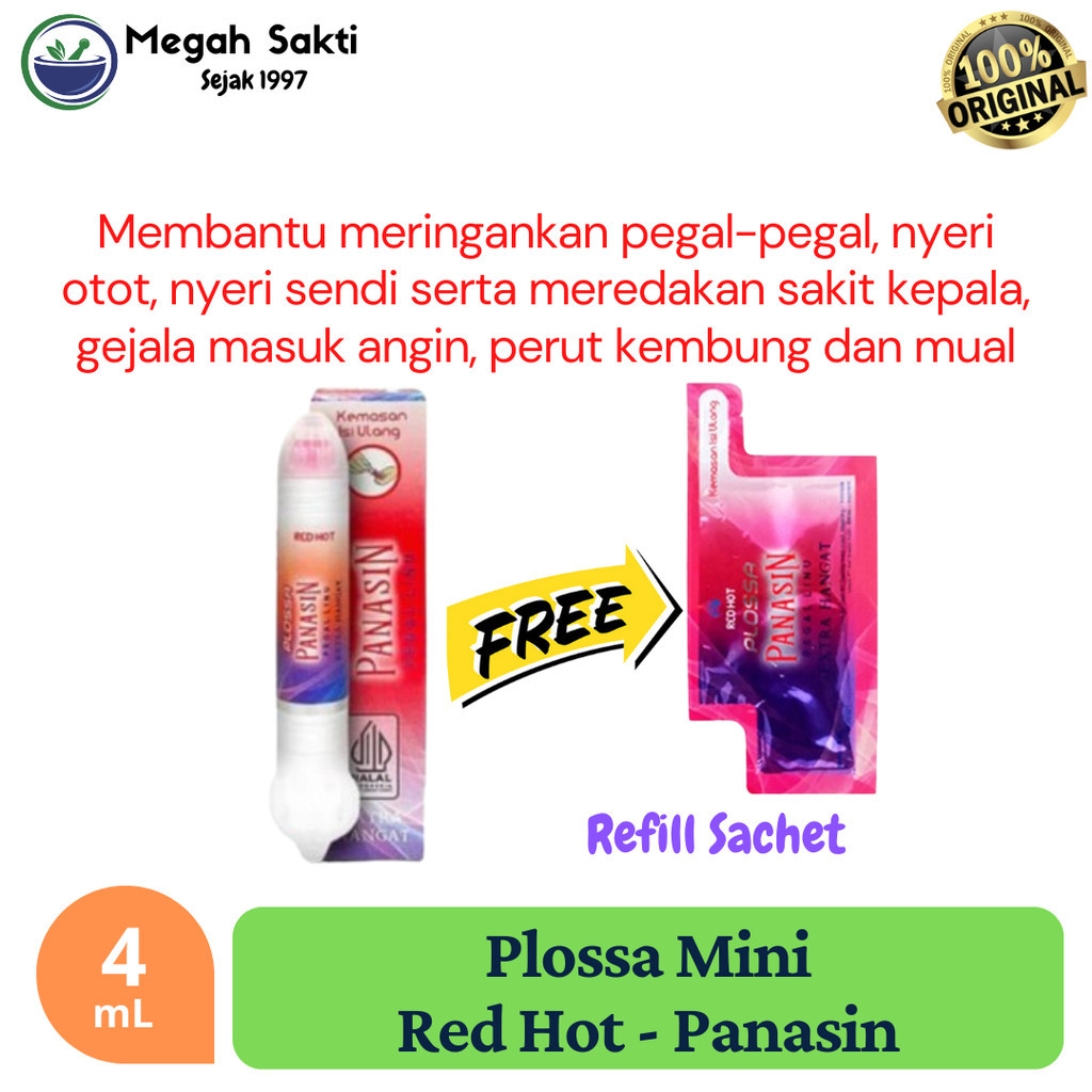 Jual MGS - Plossa Mini Minyak Angin Aromatherapy Red Hot / Panasin ...