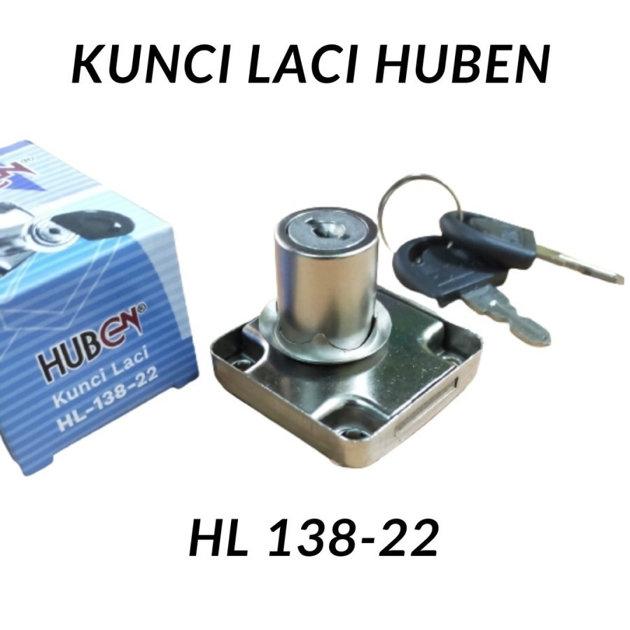 Jual Kunci Laci / Rak Lemari Drawer Lock Huben HL 138 22 138 - 22mm | Shopee Indonesia