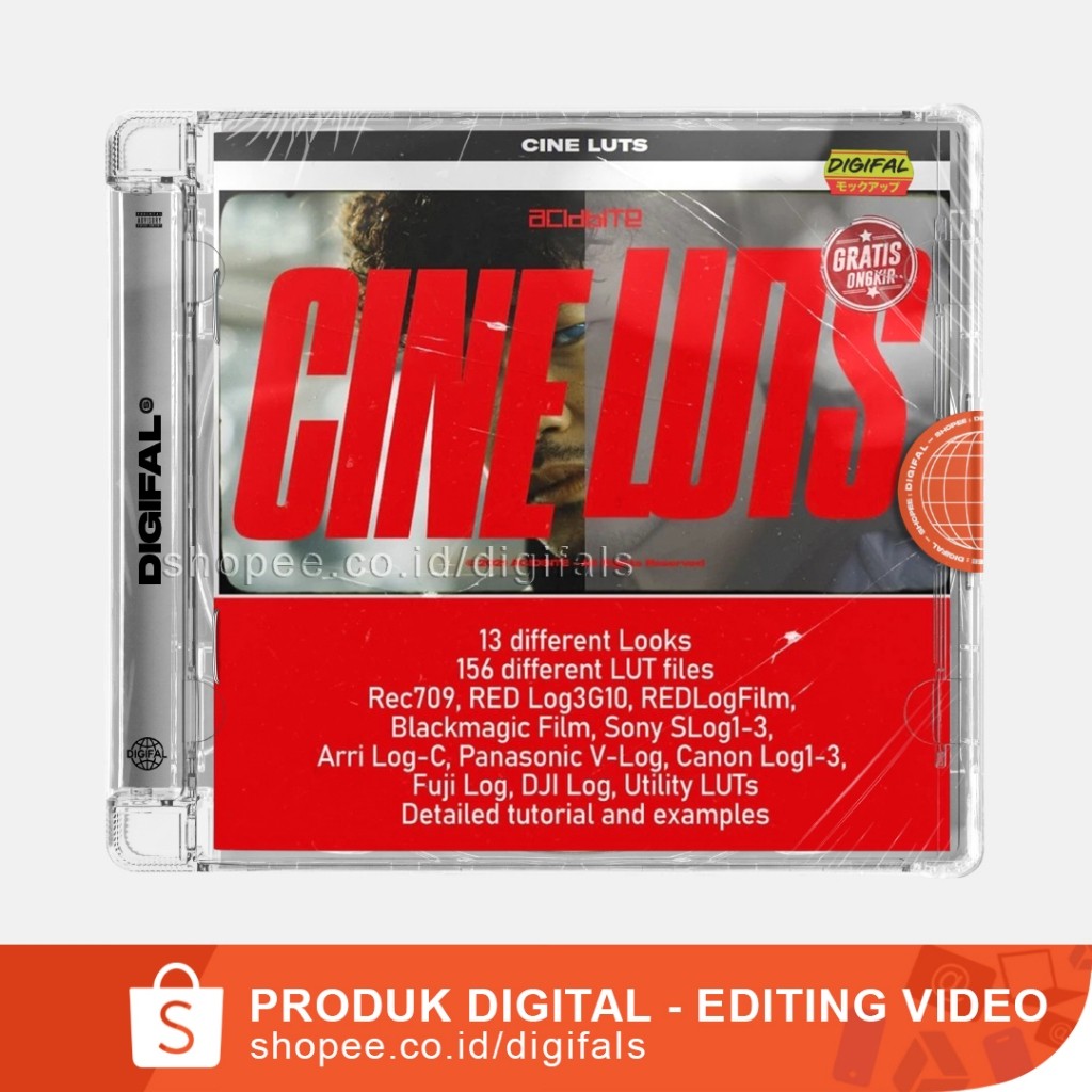 Jual Acidbite - Cine LUTs + Video Turtorial - For Capcut, Premiere Pro, After Effects, Filmora ...