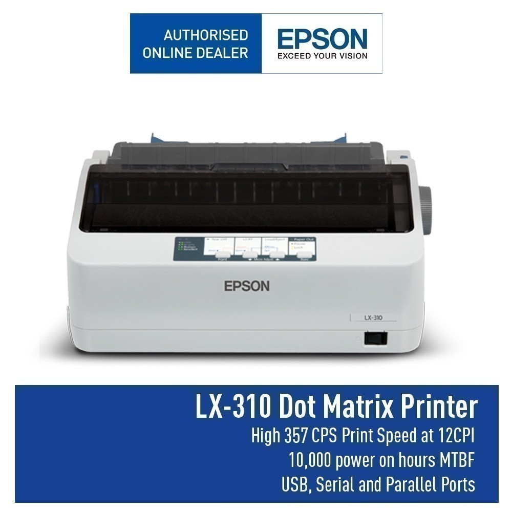 Jual Printer EPSON LX310 EPSON LX-310 LX 310 Printer Dot Matrix Garansi ...