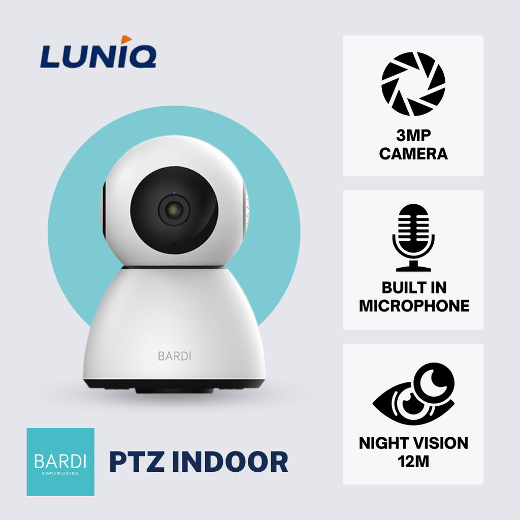Jual BARDI Smart IP Camera CCTV Indoor PTZ Wifi CCTV | Shopee Indonesia