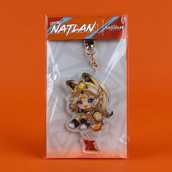 Jual Kachina Blaze to Natlan Chibi Character Acrylic Keychain - Genshin ...