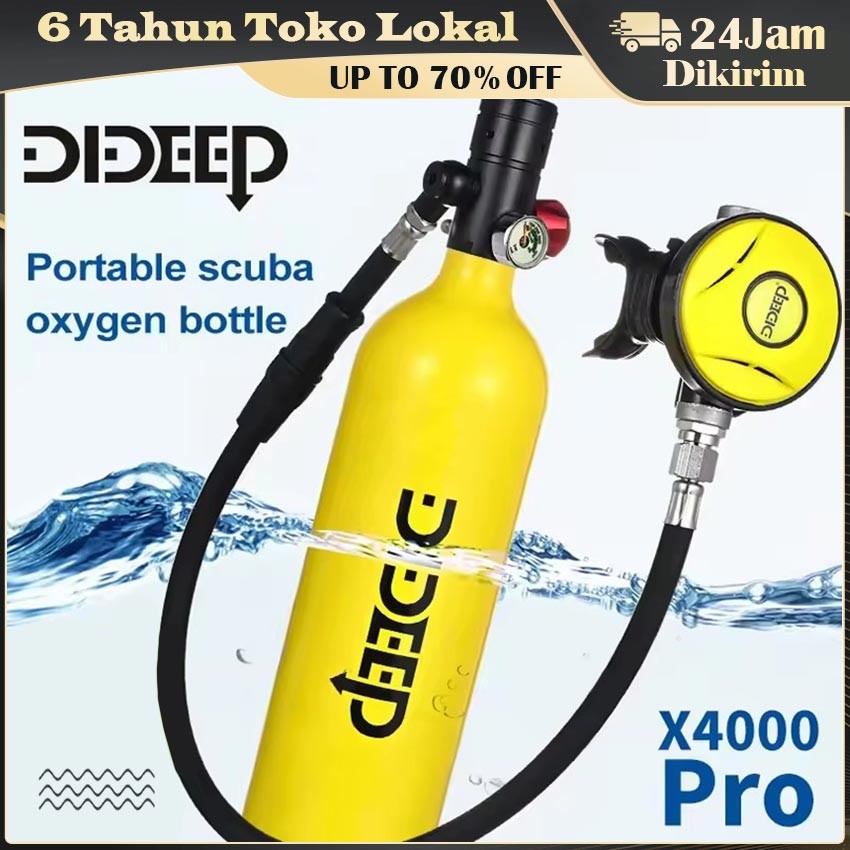 Jual Tabung Scuba Diving Mini 1L / Alat Selam Portable / Oksigen Lung ...
