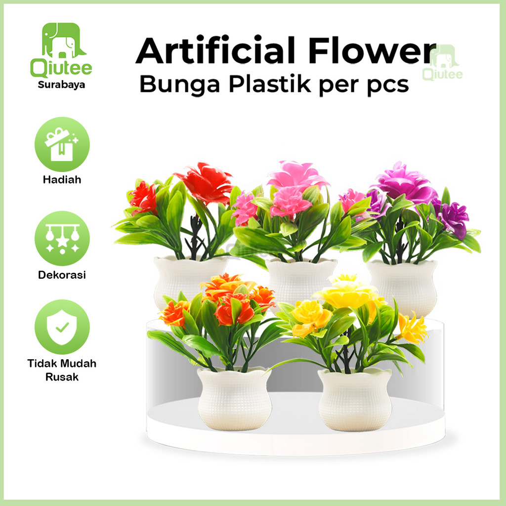 Jual Bunga Plastik Mawar Buatan Varian Mawar Untuk Memperindah Kantor ...