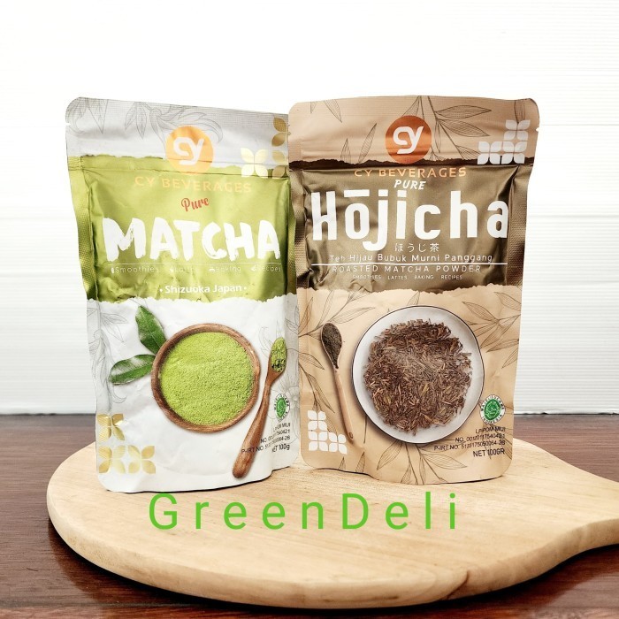 Jual CY Pure Hojicha / Roasted Matcha Powder Original Japan - 100G ...