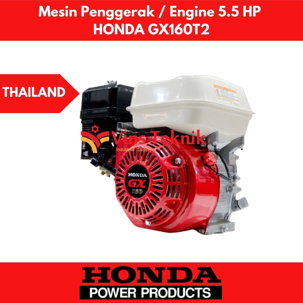 Jual MESIN PENGGERAK SERBAGUNA GX160T2 HONDA ENGINE GX 160 Thailand | Shopee Indonesia