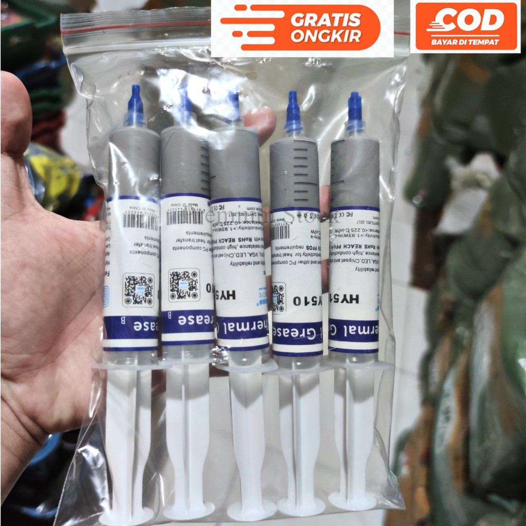 Jual THERMAL PASTA SUNTIK BESAR SILVER PENDINGIN PROCESSOR / THERMAL ...