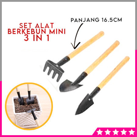 Jual Alat Berkebun Mini 1 Set 3 Biji Garden Tools Tanaman (WN69 ...