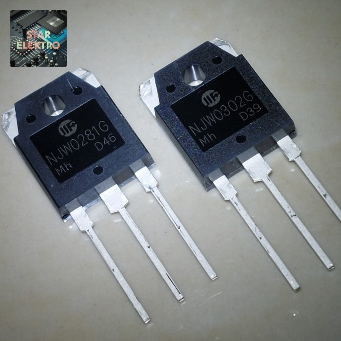 Jual NJW0281G NJW0302G Jilin Sino Sepasang Transistor Final NJW0281 NJW0302 | Shopee Indonesia