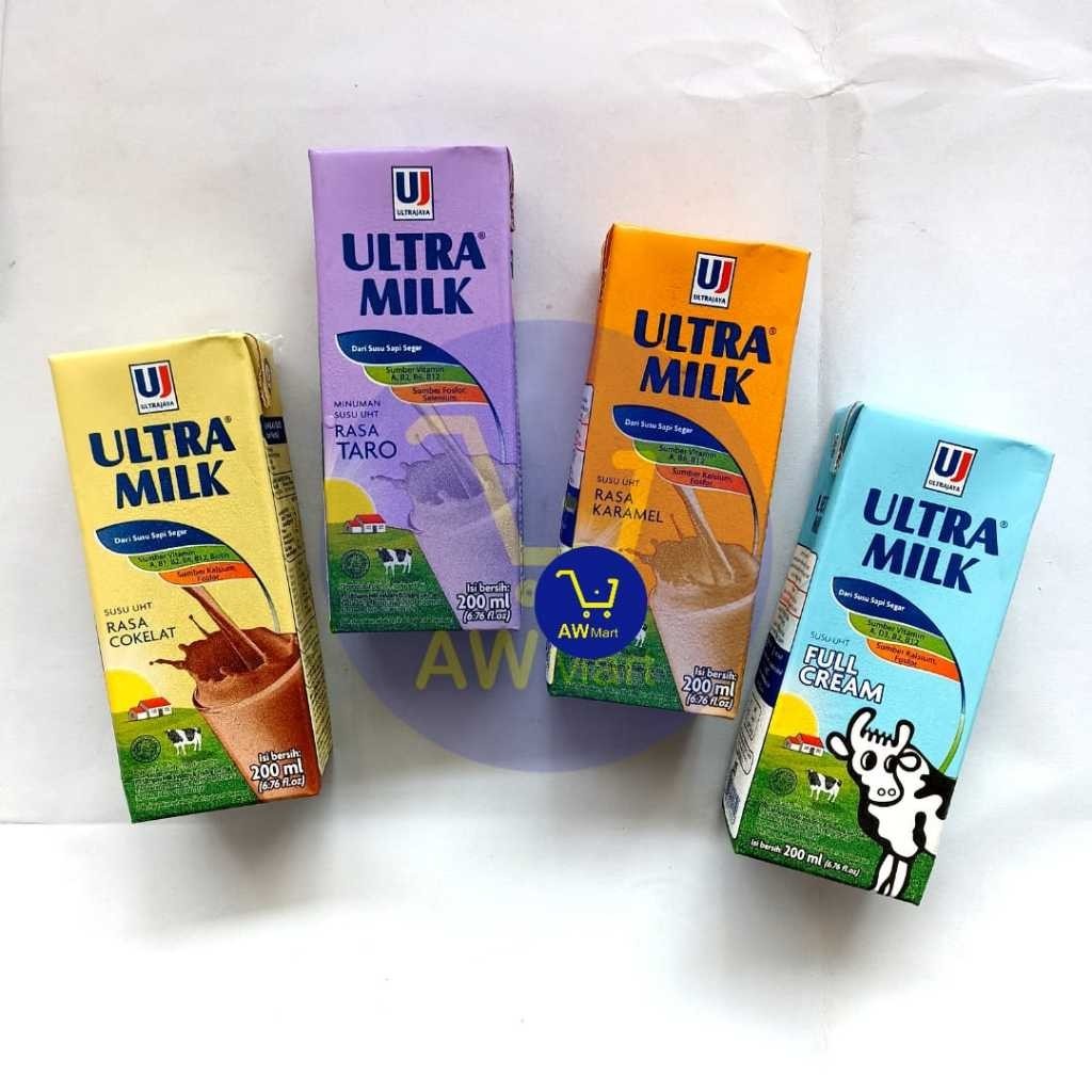 Jual SUSU UHT ULTRA MILK 200ML PER PCS ALL VARIAN - SUSU UHT ULTRA MILK ...