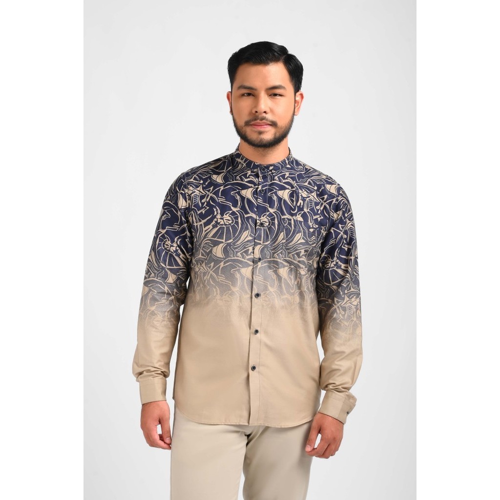 Jual MANZONE Kemeja Shanghai Lengan Panjang Pria DENIZ - Beige | Shopee ...