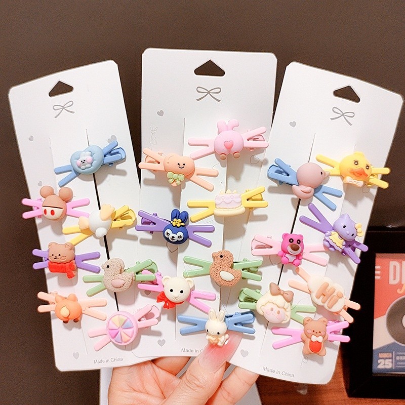 Jual Jepit Rambut Silang Korea 1 Set isi 7 / Jepitan Anak / Hair Pin ...