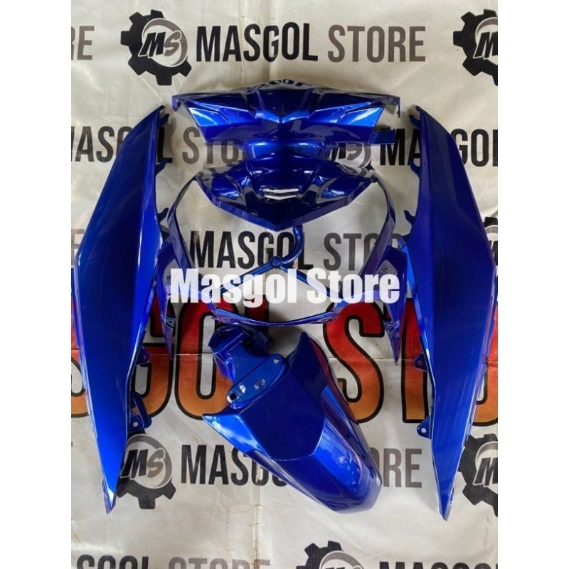 Jual Cover Full body halus Honda Beat Fi 2013-2016 Biru candy Custom ...