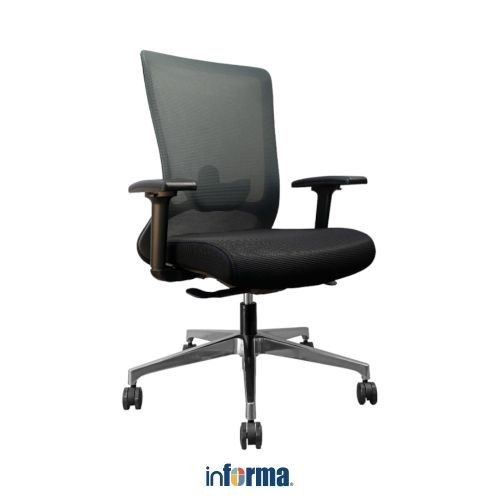 Jual Informa Sunon Neo Winger Kursi Kantor Sandaran Rendah - Hitam/Abu-Abu Tempat Duduk Kerja ...