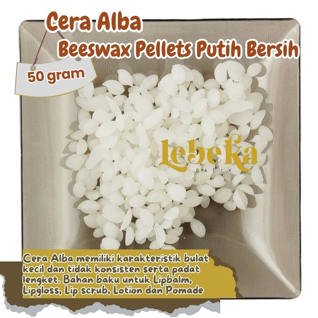 Jual Beeswax Pellets Putih Bersih Cera Alba 50 gram Certificate of ...