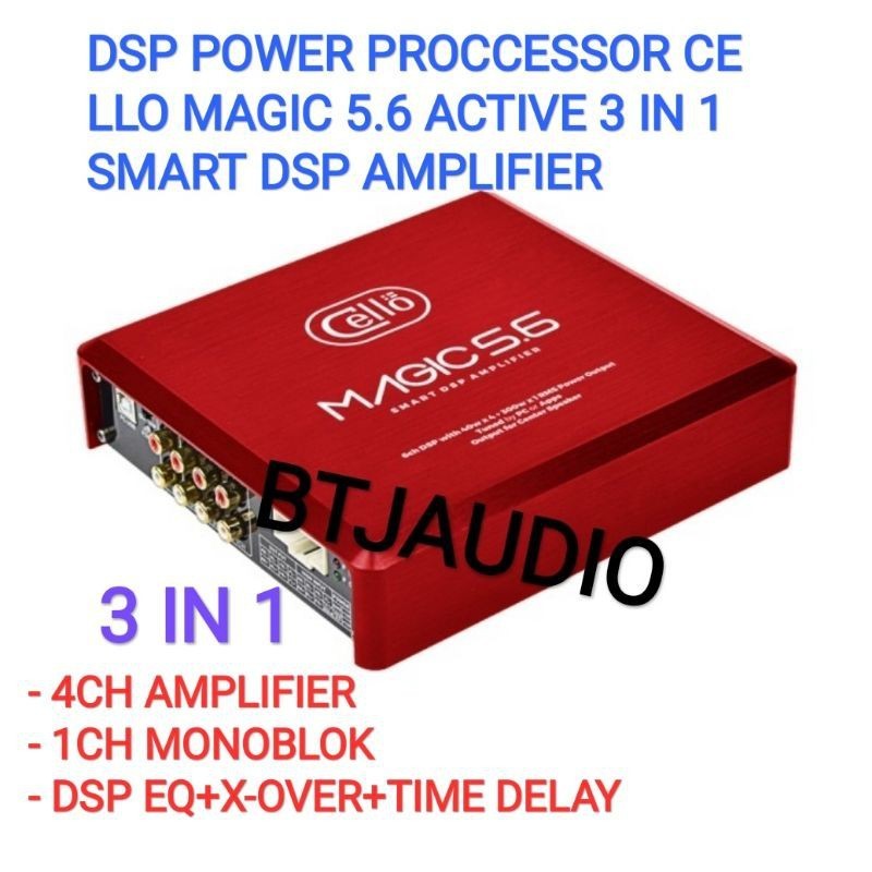 Jual DSP PROCCESSOR PLUS POWER CELLO MAGIC 5.6 ACTIVE 3 IN 1 SMART DSP ...